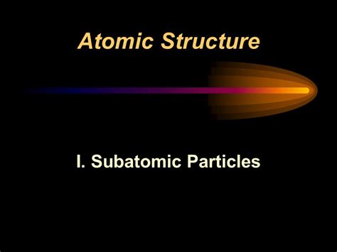 Subatomic Particles