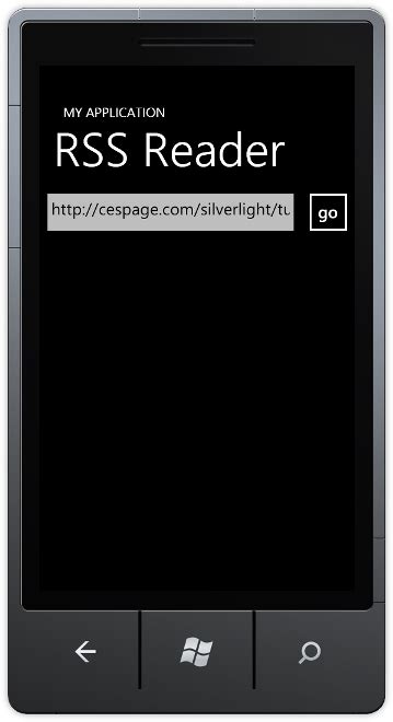 CESPage Silverlight Tutorials RSS Reader