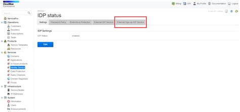 enabling an external sign up form