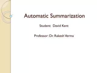 PPT Automatic Text Summarization PowerPoint Presentation Free Download ID 4693239