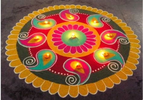 인도 전통미술 랑골리rangoli 움짤 움짤저장소
