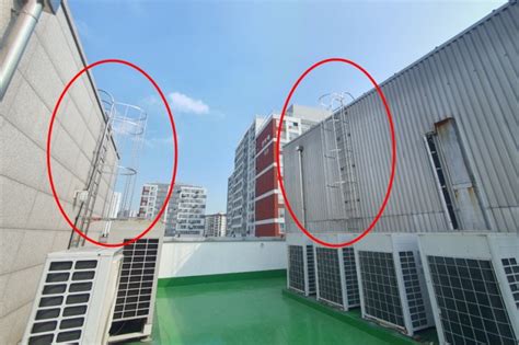 서울특별시 은평구 소방서 옥상사다리안전망 방호울 사다리울 등받이 제작 설치 현장 둘러보기 원도금속 스텐사다리 163번째 이야기 네이버 블로그