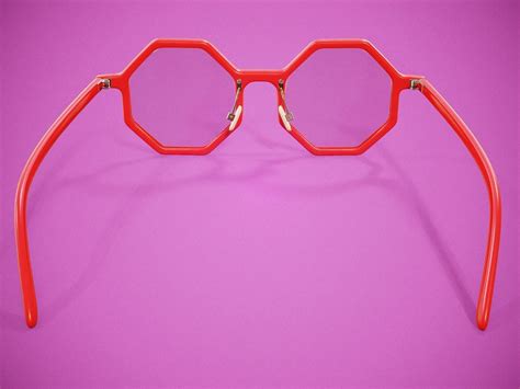 3d Octogon Glasses Model Flippednormals