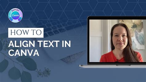 How To Use Canva Tip How To Align Text Youtube