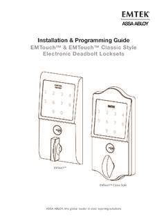 Installation Programming Guide Emtek Installation Programming Guide Emtek Pdf PDF PRO