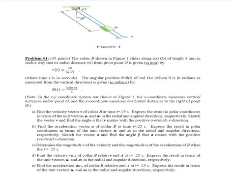 Solved Problem Points The Collar B Shown In Figure Chegg