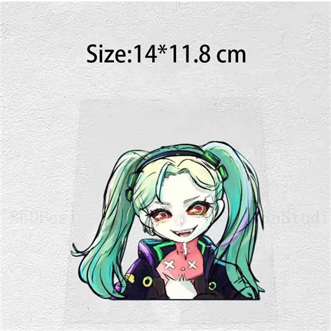 Cyberpunk Edgerunner Rebecca Stickers Laptop Stickers Car Stickers Etsy