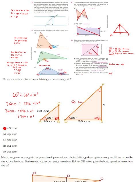 Geometry Exercises Pdf Triângulo Geometria Do Plano Euclidiano