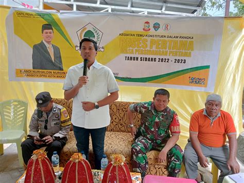 Wakil Ketua Dprd Kota Makassar Terima Aspirasi Warga Soal Pipa Pdam