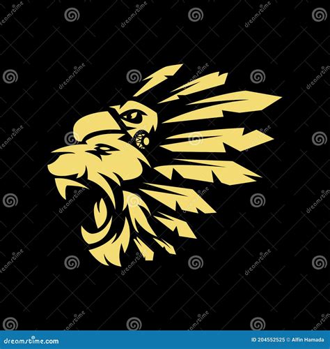 Apache Head Symbol Vector 47882901