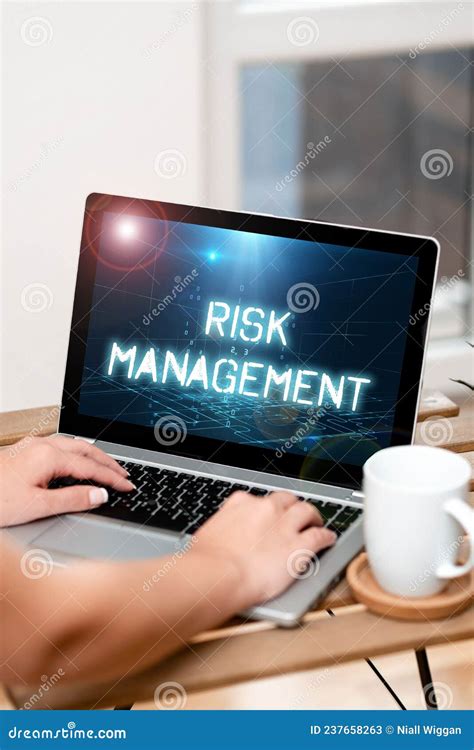 Conceptual Display Risk Management Word For Assessing And Controlling Future Threats To The