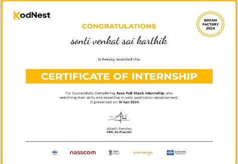 sonti venkat sai karthik on linkedin javafullstack java kodnest