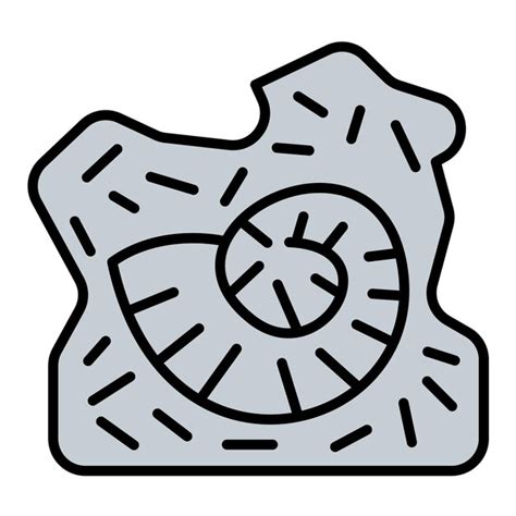 Premium Vector Fossil Vector Illustration Style