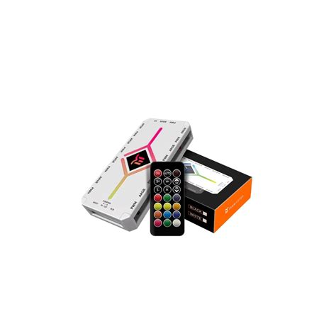 Tummaster Pwm Fan Hub For 5v Addressable Argb Computer Pc Case Fan Pwm 1 To 9 Ports Magnetic Fan