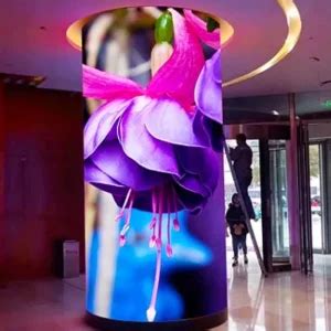 P3 P4 LED Signage Indoor Flexible Round Circular Curved Soft LED Display LED Panel Curve Module