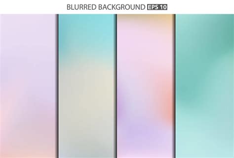 여러 추상 창조적인 개념 벡터 배경 세트를 흐려 웹 및 모바일 응용 프로그램 예술 그림 서식 파일 디자인 비즈니스 Infographic와 소셜 미디어 현대 장식 0명에 대한