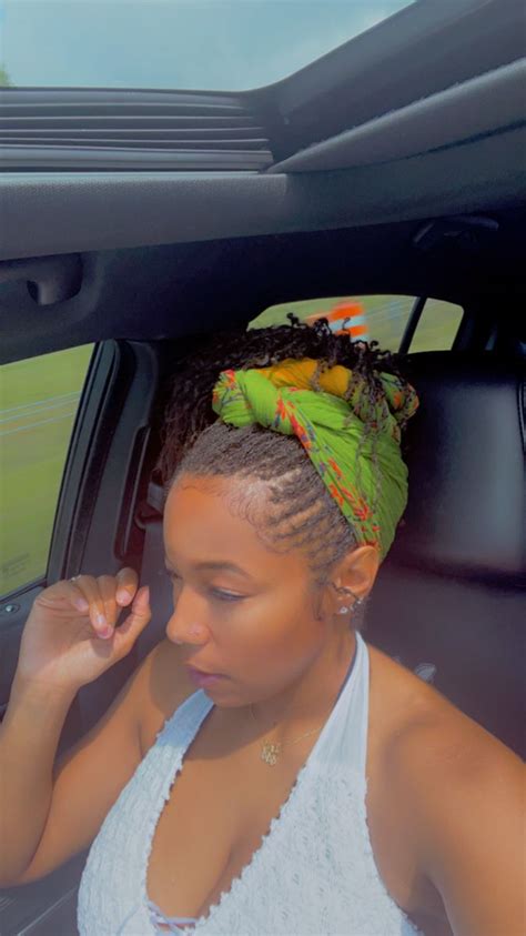 Sisterlocks And Head Wraps Short Locs Hairstyles Locs Hairstyles