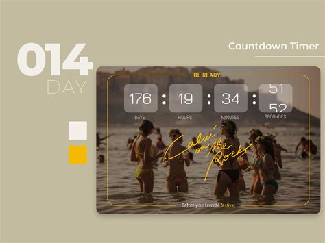 Dailyui Challenge 014 Countdown Timer By Dorine Obriot On Dribbble