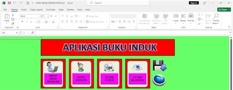Aplikasi Buku Induk Siswa Berbasis Excel PELAJAR MEDIA