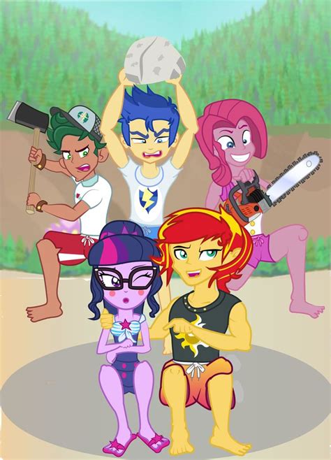 1695709 Safe Artisturhangrzerg Flash Sentry Pinkie Pie Sci Twi
