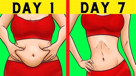Reduce Belly Fat At Home 7 Day Waist Slimming Challenge YouTube