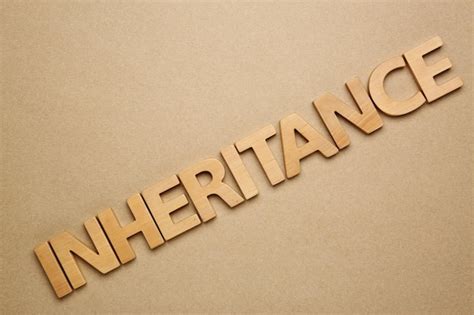 Premium Photo Word Inheritance Made With Wooden Letters On Beige