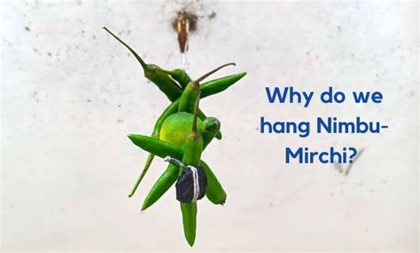 Why Do We Hang Nimbu Mirchi Outside Of Door Reason And Significance