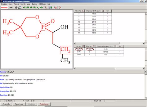 a screenshot of one of the structures identified by the substructure