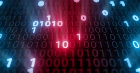 Hacking Digital Binary Code Matrix Ba Stock Video Pond