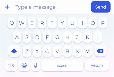 White Keyboard Ui素材中国精选sketch素材 素材中国