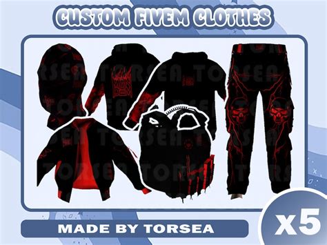 Cool Custom Fivem Clothes Gta Mp Male And Female Etsy