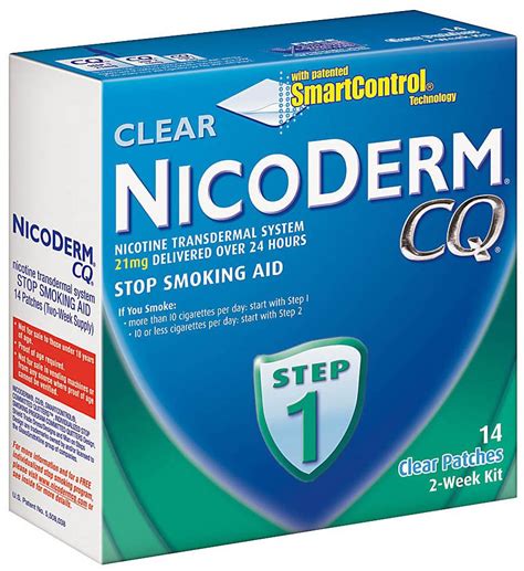 Nicoderm Cq Step 1 Clear Patches 14 Ct Catalog Bob Bila Distributors