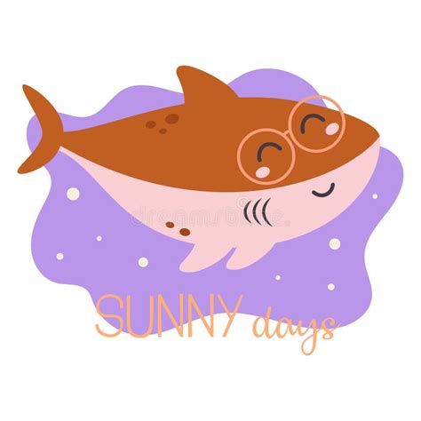 Cartoon Shark Sunglasses Stock Illustrations 190 Cartoon Shark