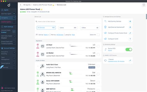 Remote Network Device Monitoring And Management System Domotz