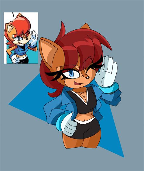 Sally Acorn Redraw By Ducklordo On Deviantart