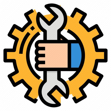 Maintenance Repair Tools Wrench Icon Download On Iconfinder