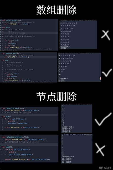 Godot清空子节点与清空数组元素的差别 Csdn博客