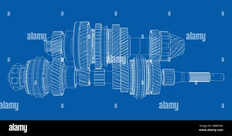 Gearbox Sketch Vector Stock Vector Image And Art Alamy