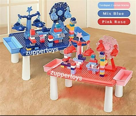 Mainan Meja Lego Block Puzzle Bongkar Pasang Lazada Indonesia