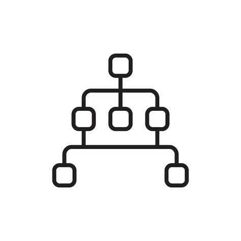 Premium Vector Classification Line Icon Isolated On White Background