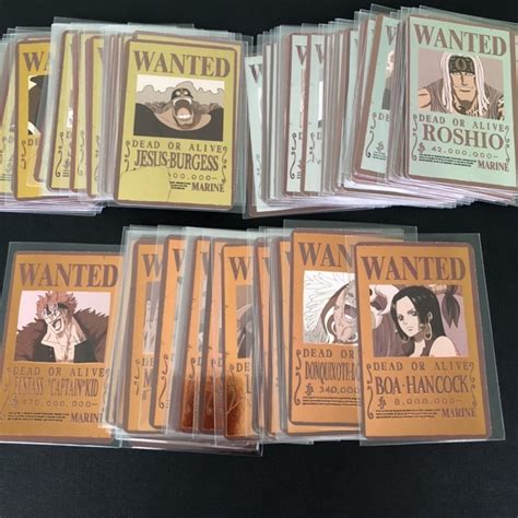 การ์ดค่าหัว วันพีช Onepiece ไอติม วอลล์ Wall ครบชุด80ใบ ใส่ซองใสให้ทุกใบ Shopee Thailand