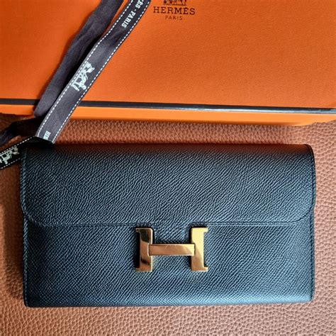 Preloved Hermes Classic Constance Epsom Wallet Luxury Bags And Wallets