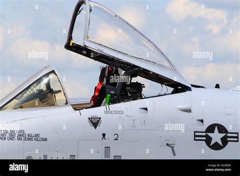 An Ejection Seat In An A 10 Warthog Fighter Jet From The Usa Air Force