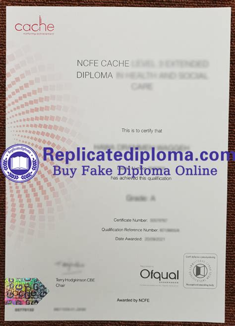 Where Can I Make A High Quality NCFE CACHE Diploma Replicatediploma Com