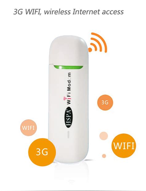 3G WiFi Router Modem Portable Mini Wi Fi Mobile Device 3G Wireless Dongle With SIM Card Slot For