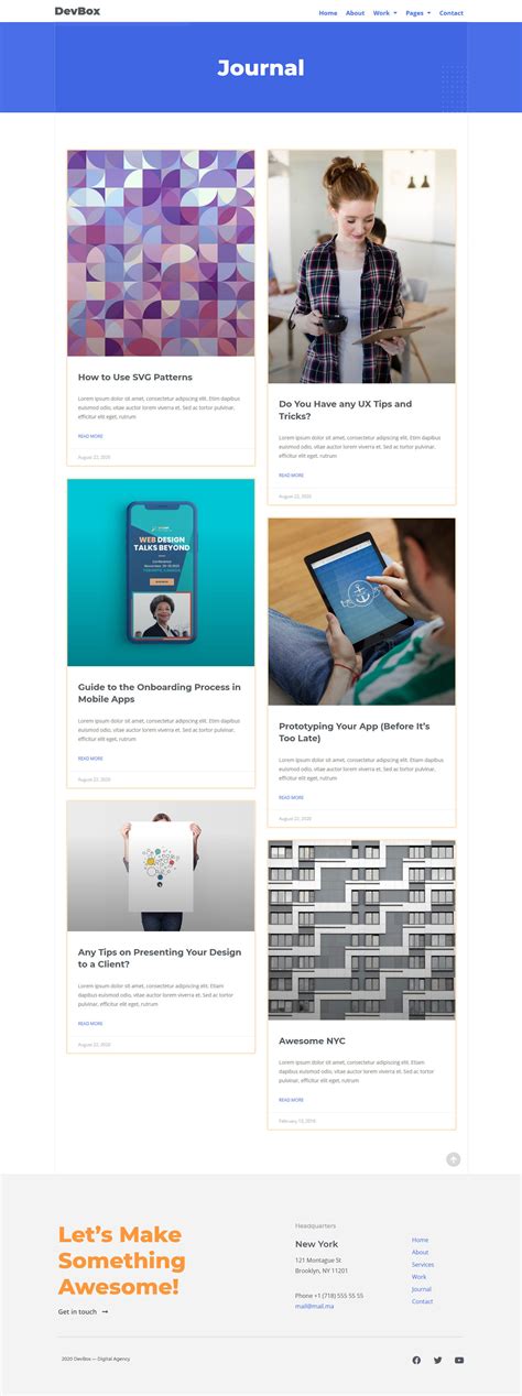 DevBox Creative Digital Agency Elementor Template Kit By PuzzlerBox