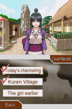 Screenshot Of Phoenix Wright Ace Attorney Justice For All Nintendo DS MobyGames
