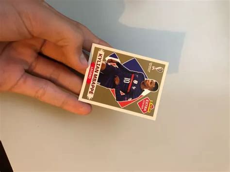 Figurita kylian Mbappe Extra Sticker Gold Qatar en venta en Lima Lima por sólo S