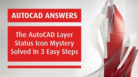 What Does The Layer Status Symbol Mean In Autocad Youtube
