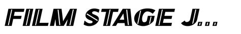 Film Stage Jnl Oblique Font Webfont And Desktop Myfonts